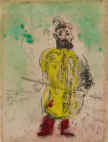Der Geiger by Marc Chagall on artnet