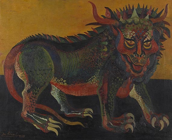 Apokalyptisches Tier Apocalyptic Beast by Josef Scharl on artnet