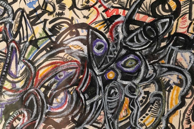 Abstract composition by Jackson Pollock on artnet