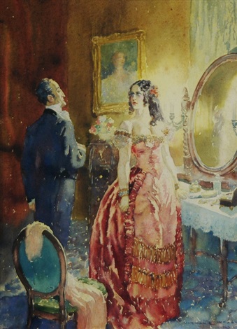 Mrs Dombey by Norman Alfred Williams Lindsay on artnet