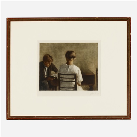 Two Young People by Peter Vilhelm Ilsted on artnet
