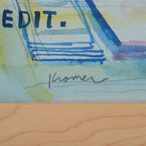 David Kramer Ink Painting by David Kramer on artnet