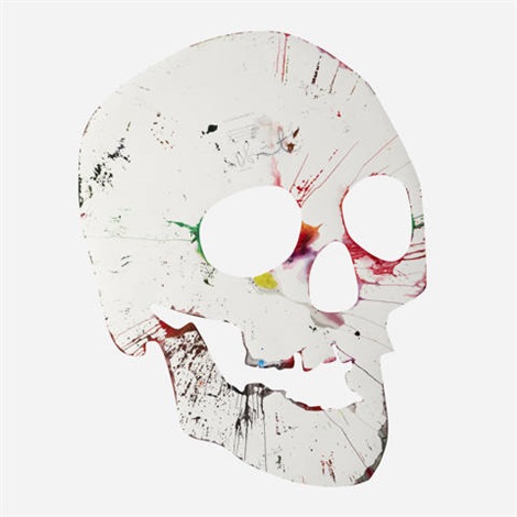 Skull Spin Painting by Damien Hirst on artnet