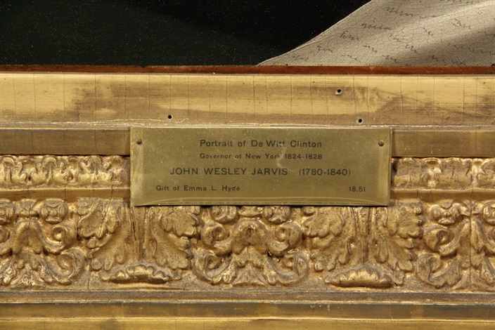 Portrait of DeWitt Clinton, Governor of New York by John Wesley Jarvis ...