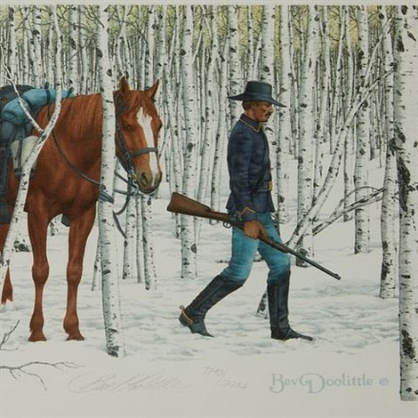 Two Indian Horses by Beverly Doolittle on artnet