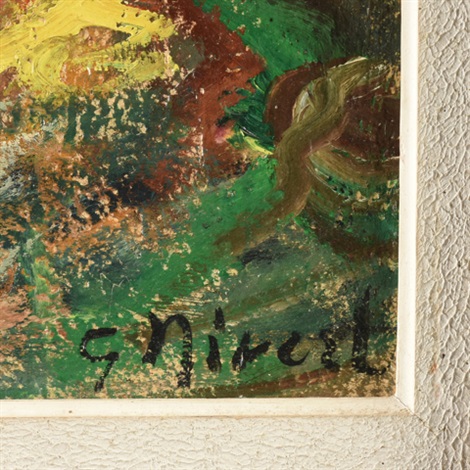 Portrait of Maurice Utrillo, The Artist, in Old Age by Georgette Nivert ...