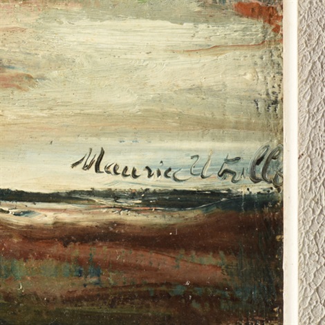 Portrait of Maurice Utrillo, The Artist, in Old Age by Georgette Nivert ...