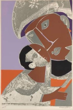 Mother and Child by Romare Bearden on artnet