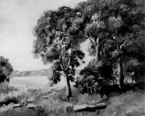 Autumn in the California hills by Fern Cunningham Stone on artnet