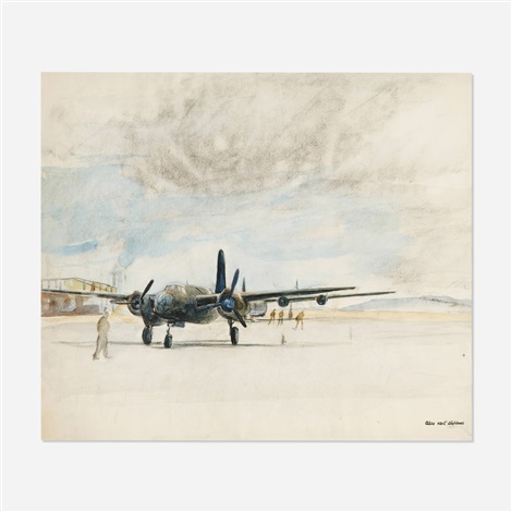 Airfield Scene by Alice Kent Stoddard on artnet