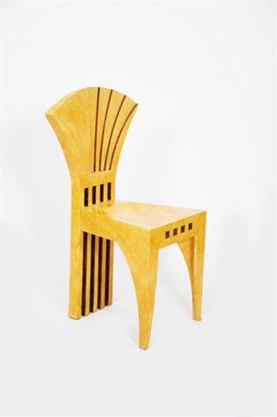 an Egyptian revival Symbolic Range dining table, 1984, circular with ...