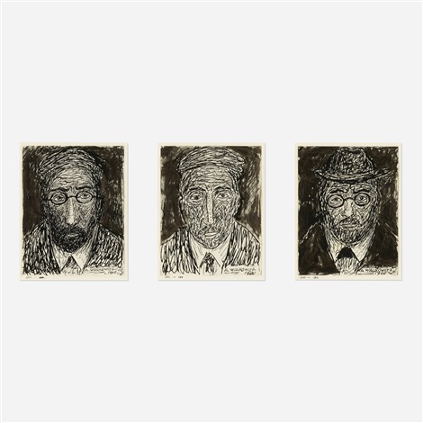 Three Men by Abraham Walkowitz on artnet