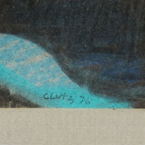William Clutz Pastel Drawing 1976 by William Clutz on artnet