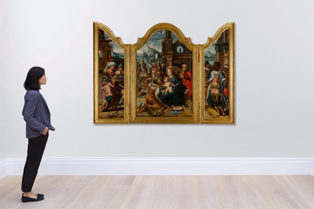 A triptych The Adoration of the Magi by Pieter Coecke van Aelst the Elder on artnet