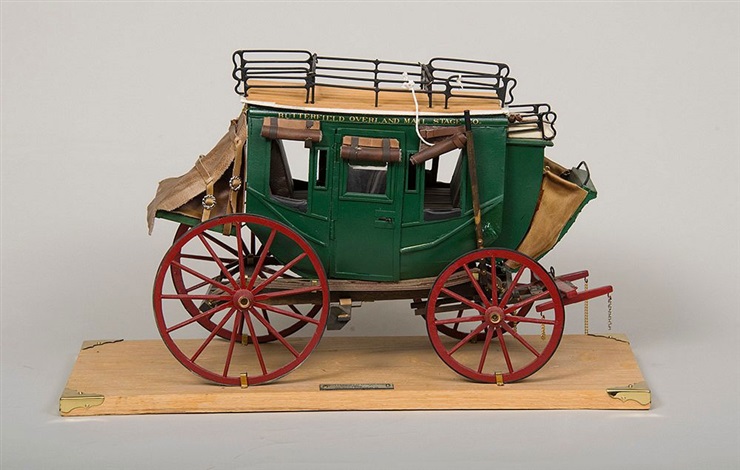 Butterfield Mail Stage by Ellis "Bud" Parker on artnet
