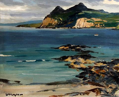 Rivals and lone boat by Donald McIntyre on artnet