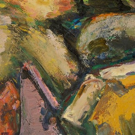 June, Orange Sun by Bernard Chaet on artnet