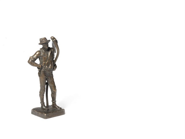 The Mower maquette by Sir William Hamo Thornycroft on artnet