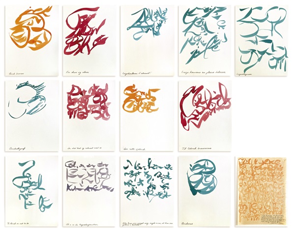 Logograms by Christian Dotremont on artnet