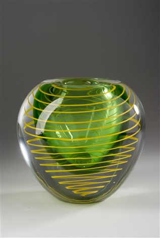 A Spherical Vase by Stanislav Libensky on artnet