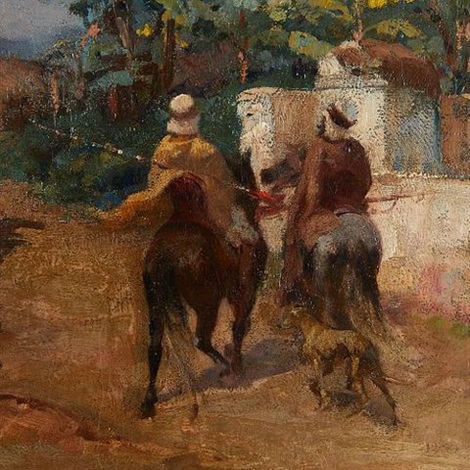 Armand Point Orientalist Oil Painting 1886 by Armand Point on artnet