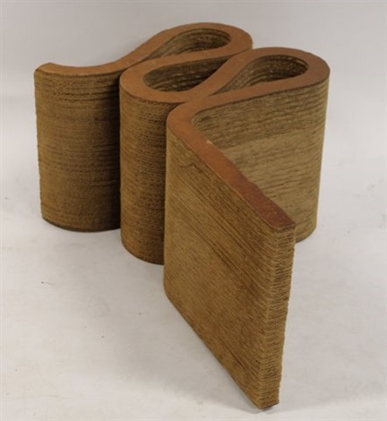 Frank Gehry Cardboard Wiggle Chair. by Frank Gehry on artnet