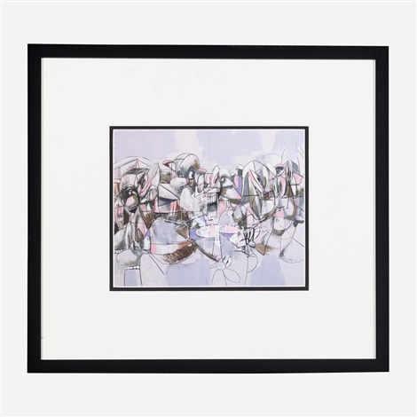 Plate 17, Purple Compression from the Drawing Paintings portfolio by ...