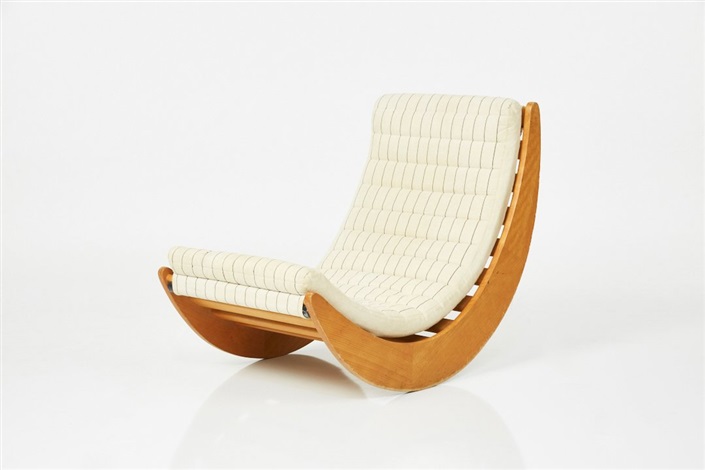 Relaxer II rocking lounge chair by Verner Panton on artnet