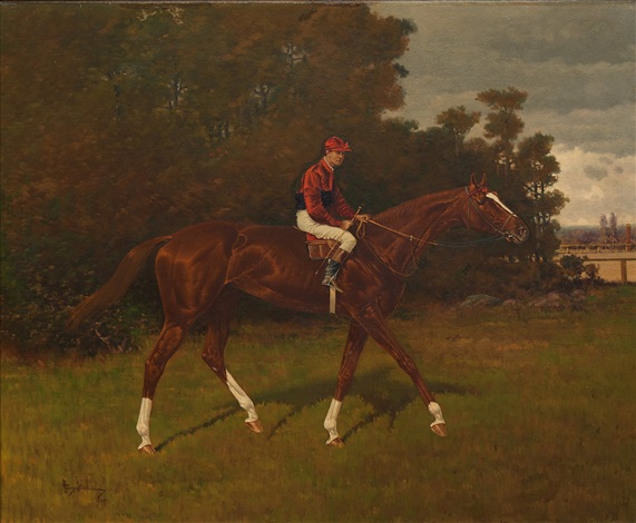 Charles Edward Owned by William H. Dubois with Jockey Up by Henry Stull ...