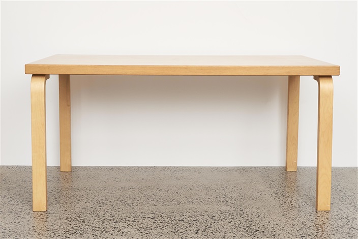Rectangular Table, Model 82A, designed 1935 by Alvar Aalto on artnet