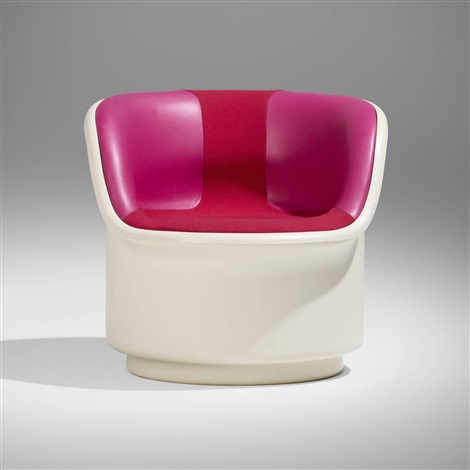 Rare Prototype Cylinder chair for airport seating by George Nelson ...