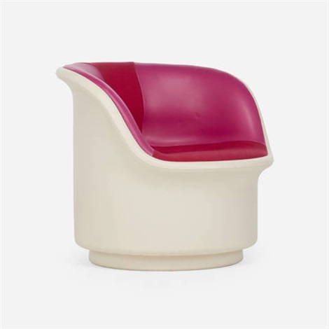 Rare Prototype Cylinder chair for airport seating by George Nelson ...