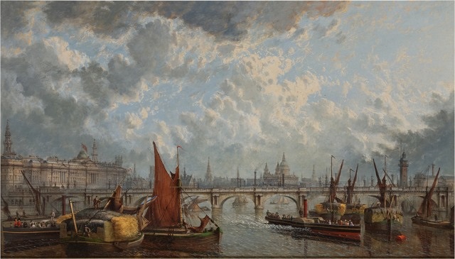 A View of London from the Thames by John MacVicar Anderson on artnet