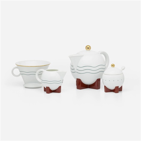 Four-piece Little Dripper coffee service by Michael Graves on artnet