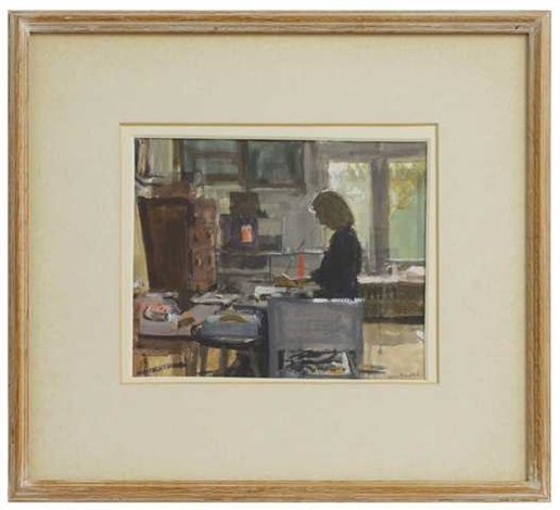 Christa Gaa and the Pink Cake by Ken Howard on artnet