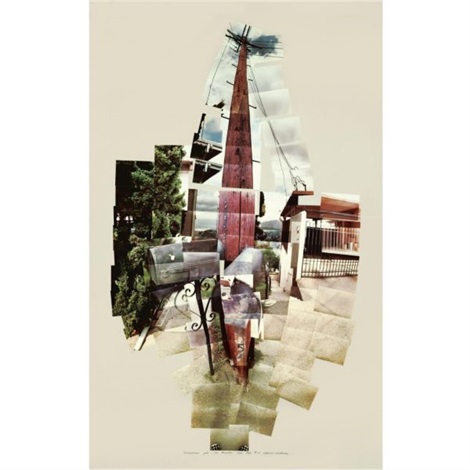 Telephone pole Los Angeles by David Hockney on artnet