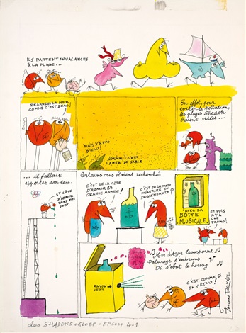 Les Shadoks en vacances by Jacques Rouxel on artnet