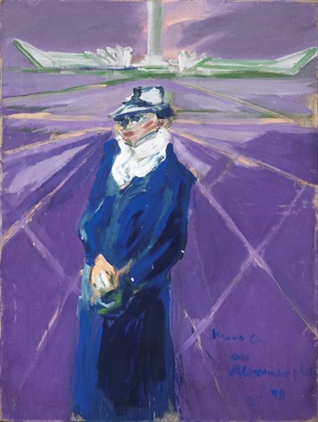 Klaus O. am Alexanderplatz, 1978 by Rainer Fetting on artnet