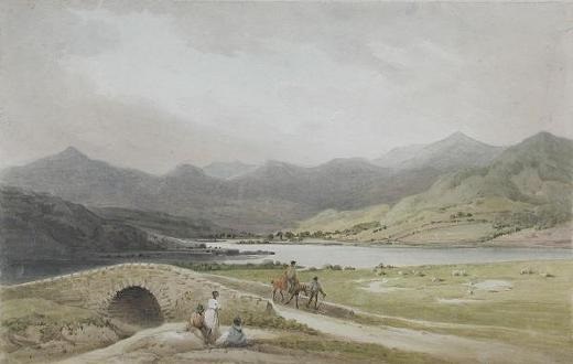 A view in the lake district by Francis Nicholson on artnet