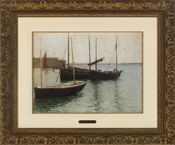 Fishing Boats at Anchor by Helen Galloway McNicoll on artnet