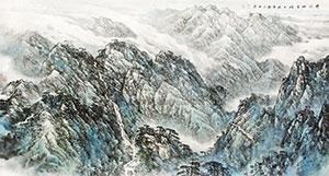 井冈山主峰 by Liu Chenqi on artnet