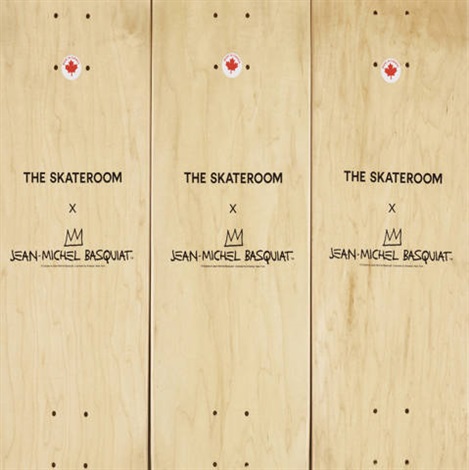 In Italian skatedecks triptych by Jean-Michel Basquiat on artnet