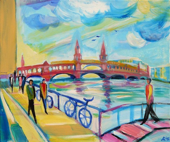 An der Oberbaumbrücke by Anke Rische on artnet