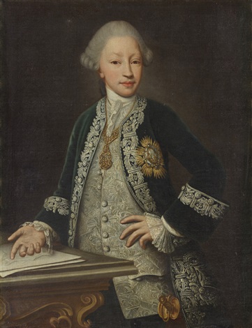 Portrait de Charles-Emmanuel IV de Savoie 1751-1819, roi de Sardaigne ...