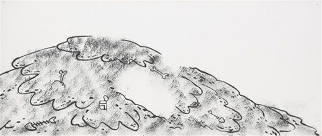 Garbage drawing 30 by Mike Kelley on artnet