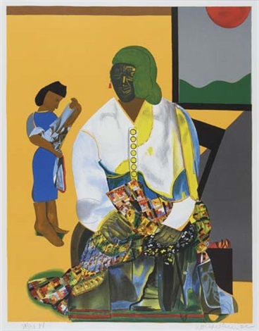 Mecklenburg autumn by Romare Bearden on artnet