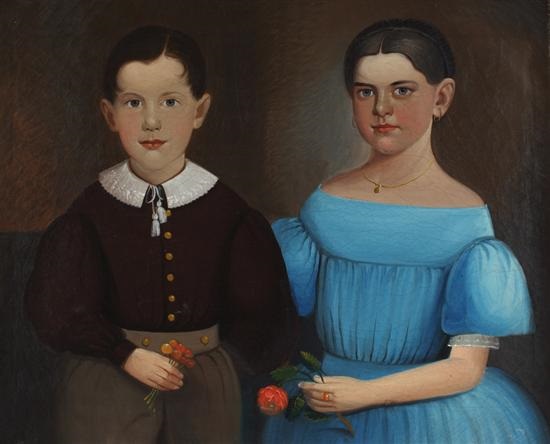 Portrait of a boy and girl by William Matthew Prior on artnet