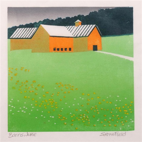 Barns, June by Sabra Field on artnet