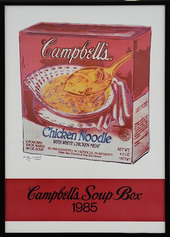 Campbells soup box 1985, 1985 by Andy Warhol on artnet
