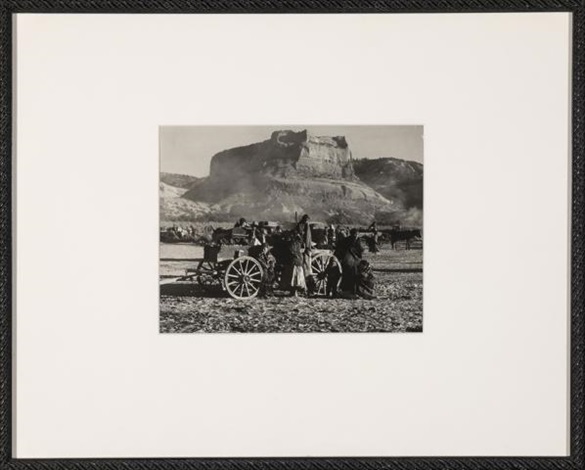 At the Fire Dance at Lukachukai by Laura Gilpin on artnet